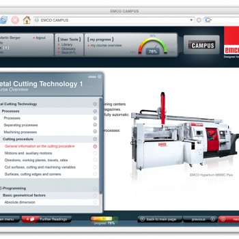Emco Campus | CNC Technology Software | E Learning | Emco Group UK